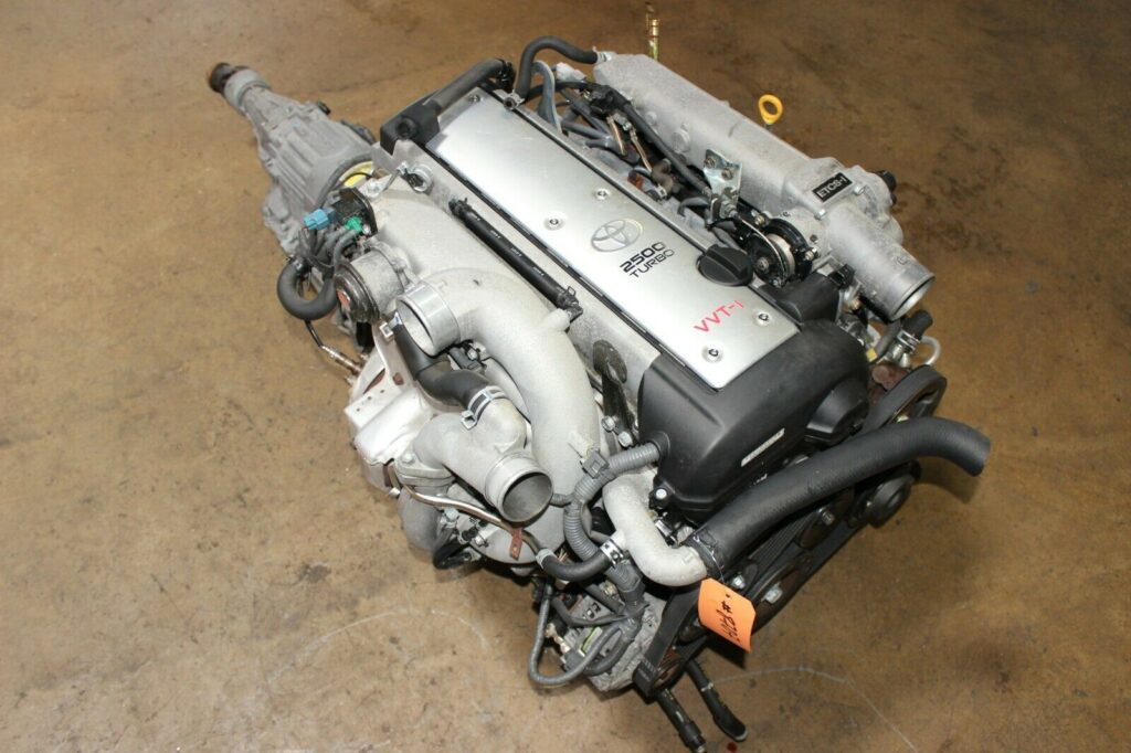 JDM TOYOTA 1JZ TWIN TURBO VVT-I COMPLETE ENGINE WITH, AUTOMATIC ...